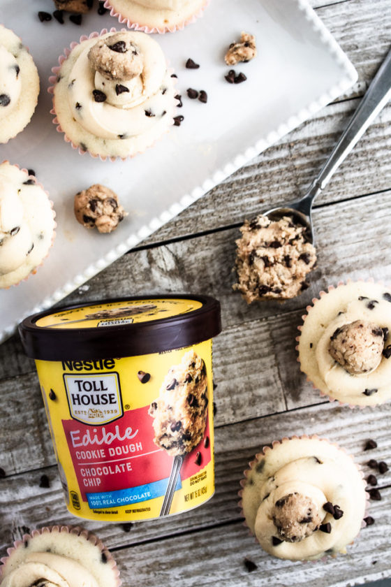 How to Make Edible Cookie Dough Frosting - Buckets of Yum
